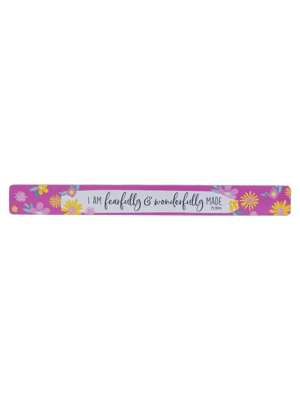 Magnetic Strip Fearfully Made Ps139:14 7.5" x 0.8"Ms150 – Razberry Threads
